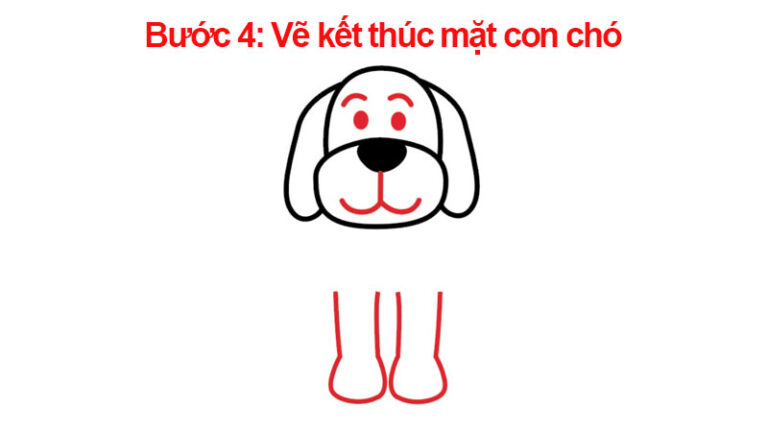 Hướng dẫn cách vẽ con chó dễ thương, đơn giản