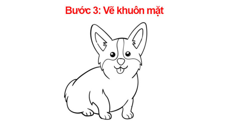 Hướng dẫn cách vẽ con chó dễ thương, đơn giản