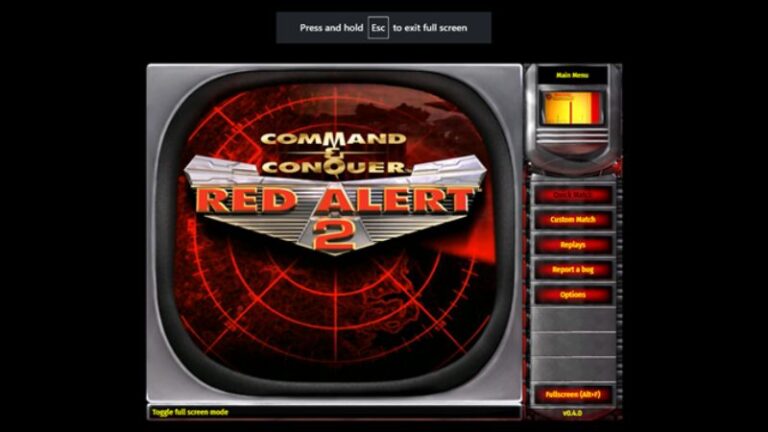 Trải nghiệm Red Alert 2 ngay trên trình duyệt website
