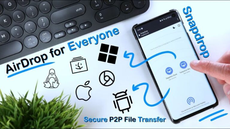 Cách sử dụng Snapdrop chia sẻ file đa nền tảng nhanh chóng