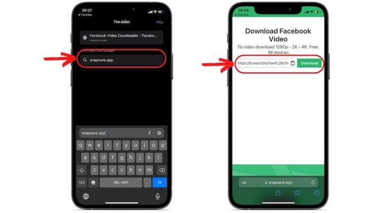 Cách tải video trên Facebook về điện thoại Android và iPhone