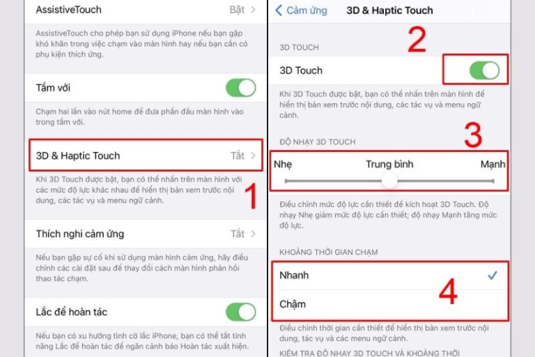 Cách bật, tắt 3D Touch và thiết lập hình nền Fish Live Photo
