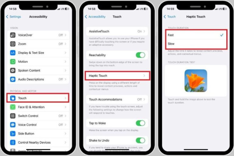 Cách bật, tắt 3D Touch và thiết lập hình nền Fish Live Photo
