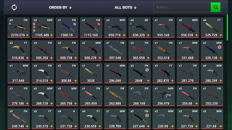 Những website hỗ trợ mua, CSGO skin trade tiện lợi, dễ dàng