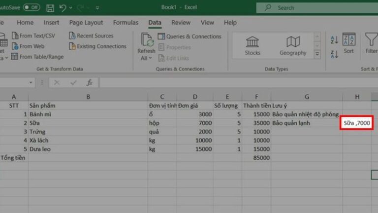 Cách gộp ô trong Excel nhanh chóng mà bạn nên biết