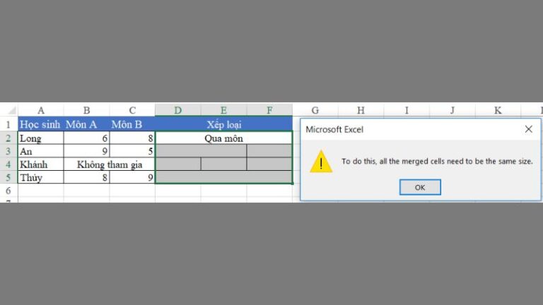 Cách gộp ô trong Excel nhanh chóng mà bạn nên biết
