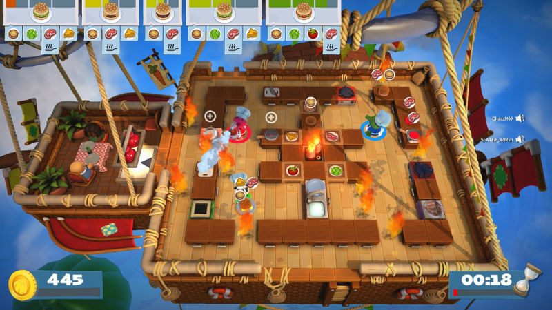 Hành trình trở thành siêu đầu bếp trong tựa game Overcooked 2
