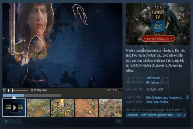 Age of Empires 4: Cấu hình chơi AOE 4 chi tiết nhất