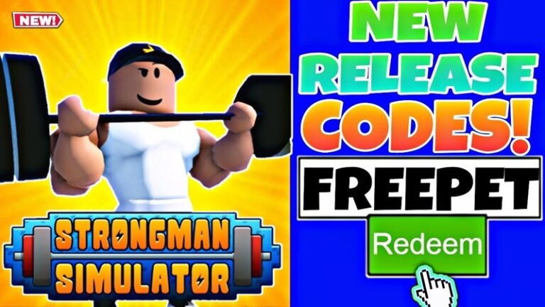 Code Strongman Simulator mới nhất 2023, cách nhập code
