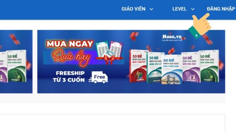 Cách đăng ký tài khoản, khóa học miễn phí trên Moon chi tiết