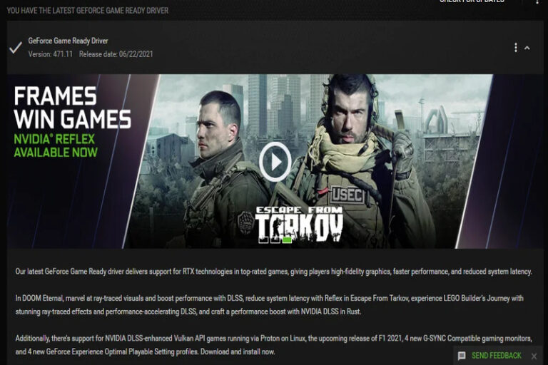 Cập nhật NVIDIA Drivers: 500 game hỗ trợ DLSS và Ray Tracing