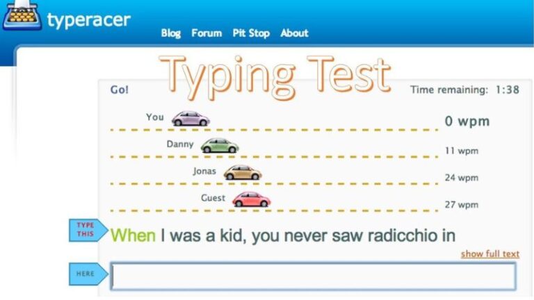 Hướng dẫn dùng 10FastFingers kiểm tra tốc độ đánh máy