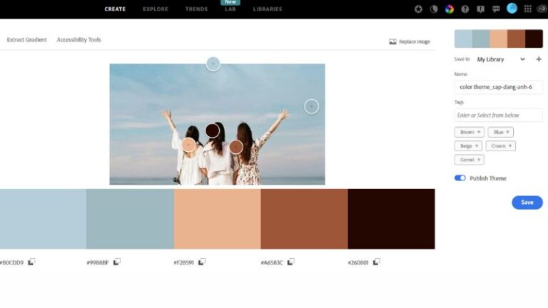 Adobe Color là gì? Tìm hiểu chi tiết về công cụ này