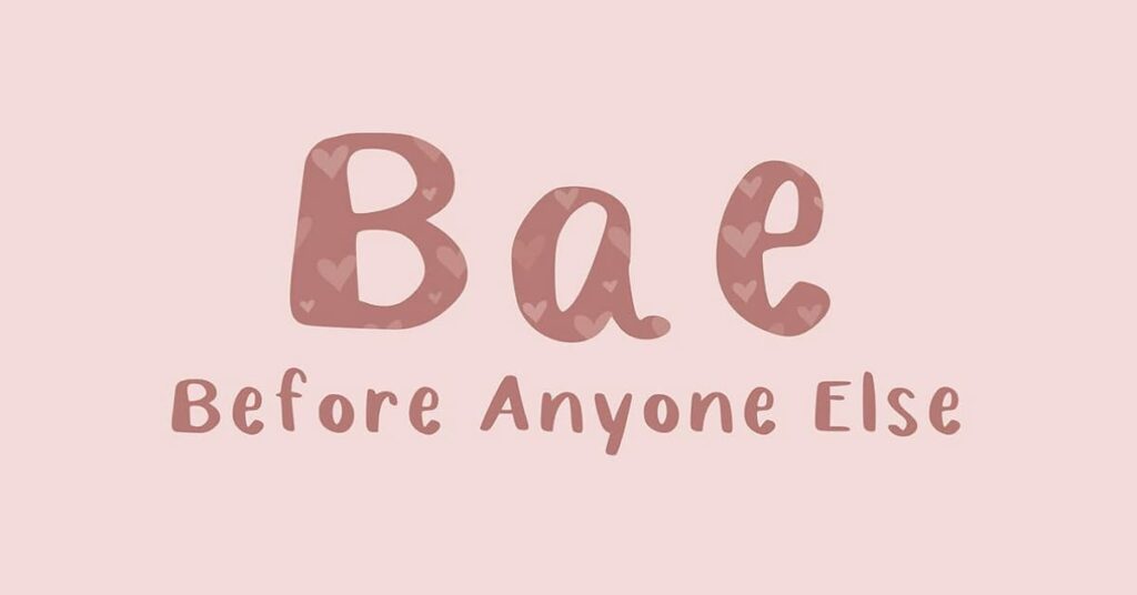 Bae là gì? Tại sao từ bae được sử dụng rộng rãi trên mạng xã hội?