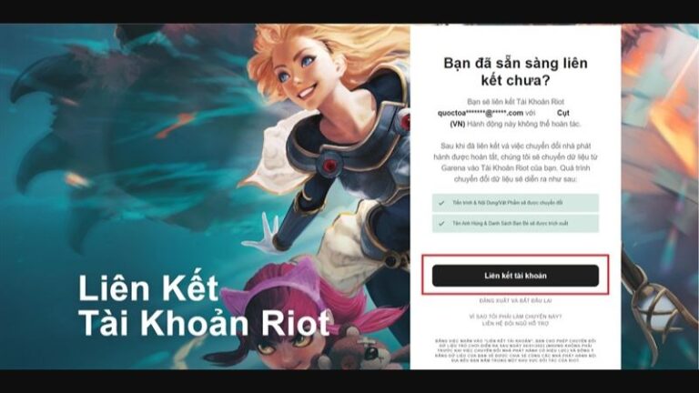 Hướng dẫn cách chuyển đổi tài khoản Garena sang Riot Games