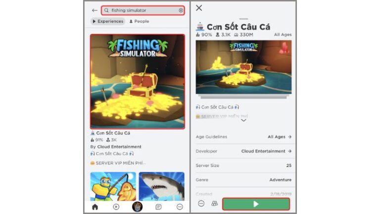 Code Fishing Simulator mới nhất 2025: Cách nhập code