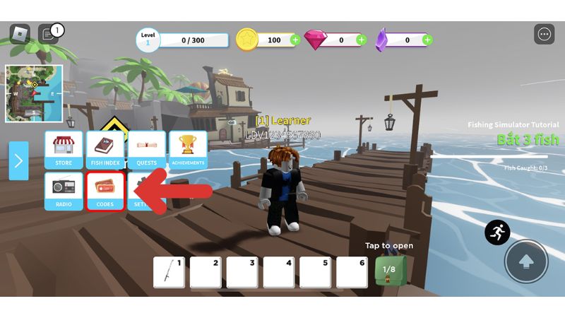 Code Fishing Simulator mới nhất 2023: Cách nhập code