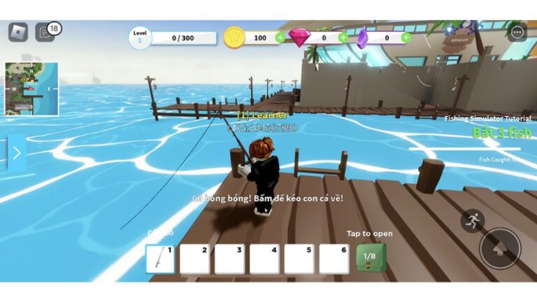 Code Fishing Simulator mới nhất 2025: Cách nhập code