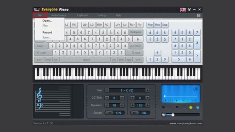 Cách dùng Everyone Piano chơi piano trên máy tính cơ bản