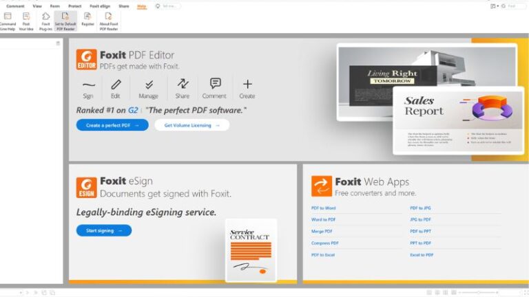 Tải Foxit Reader 10.1: Phần mềm đọc, chỉnh sửa file PDF miễn phí