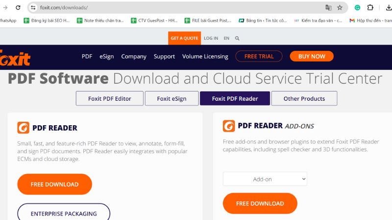 Tải Foxit Reader 10.1: Phần mềm đọc, chỉnh sửa file PDF miễn phí