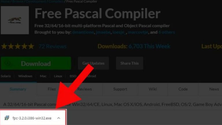 Cách tải và cài đặt Free Pascal cho máy tính miễn phí