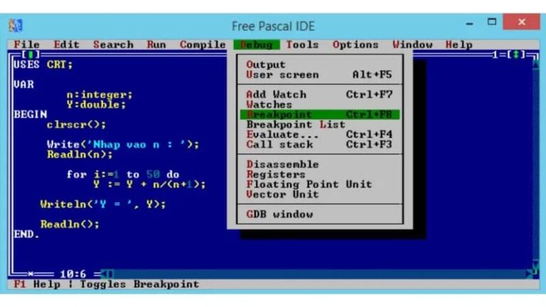 Những điều cần biết về Free Pascal online