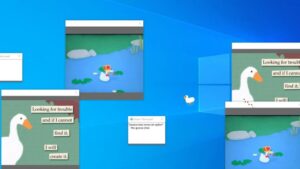 Cách dùng Desktop Goose tạo con vịt chạy trên máy tính