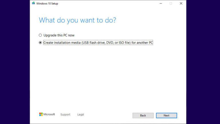 Download Media Creation Tool - Hỗ Trợ Cài Đặt Win 10