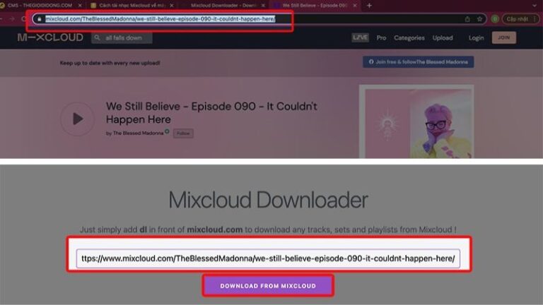 Mixcloud - Radio & DJ mixes: Cập nhật hàng triệu bài hát