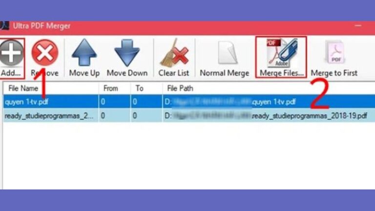 Cách nối file PDF, ghép nhiều file PDF thành một trên máy tính
