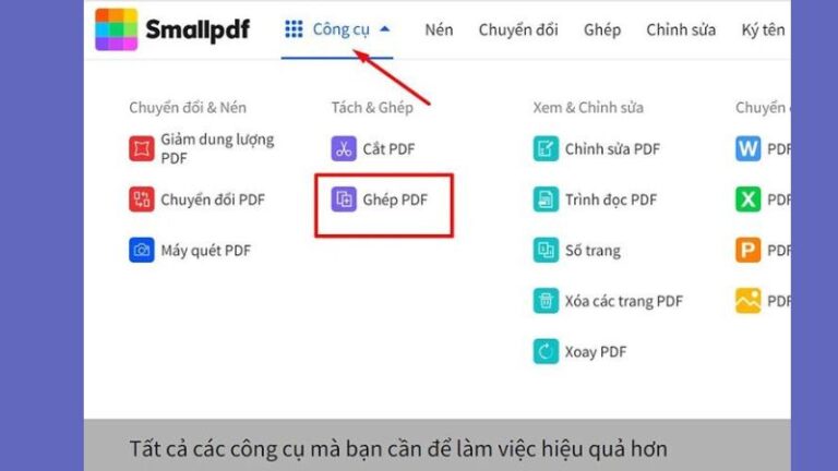 Ghép PDF Online Miễn Phí Nhanh - Top 9 Cách 2026