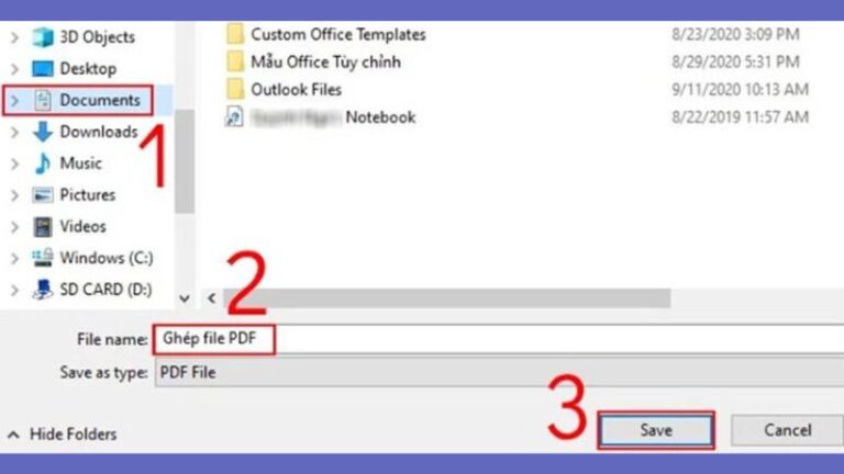 Cách nối file PDF, ghép nhiều file PDF thành một trên máy tính