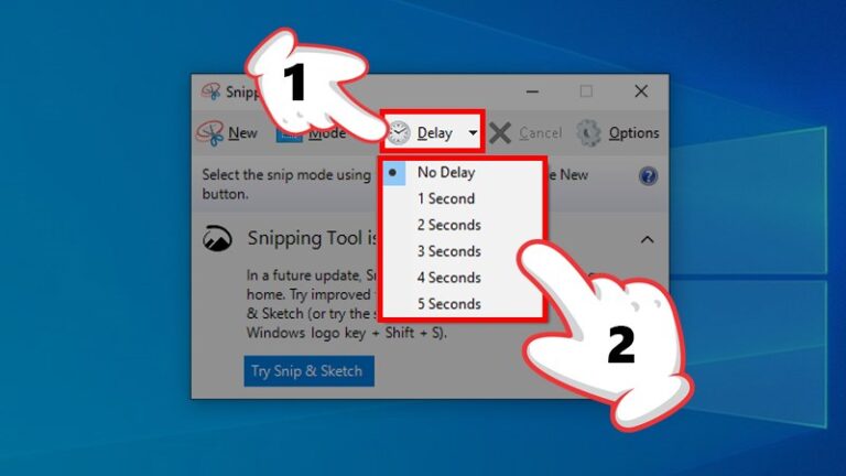 Snipping Tool: Phần mềm chụp ảnh màn hình máy tính