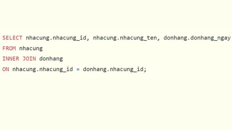 JOIN trong SQL Server, tìm hiểu chi tiết