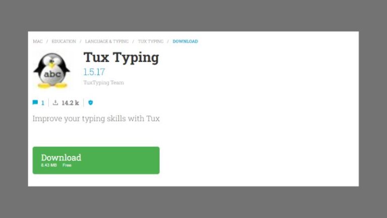 Cách tải và cài đặt Tux Typing