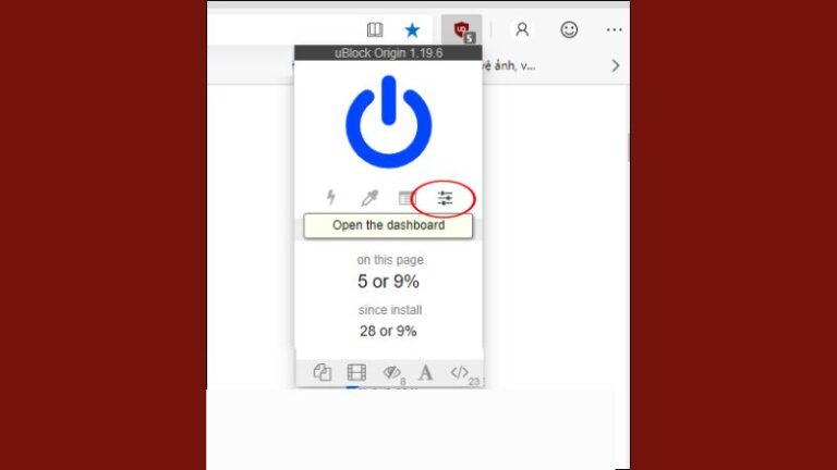 Cách dùng uBlock Origin chặn quảng cáo trên trình duyệt