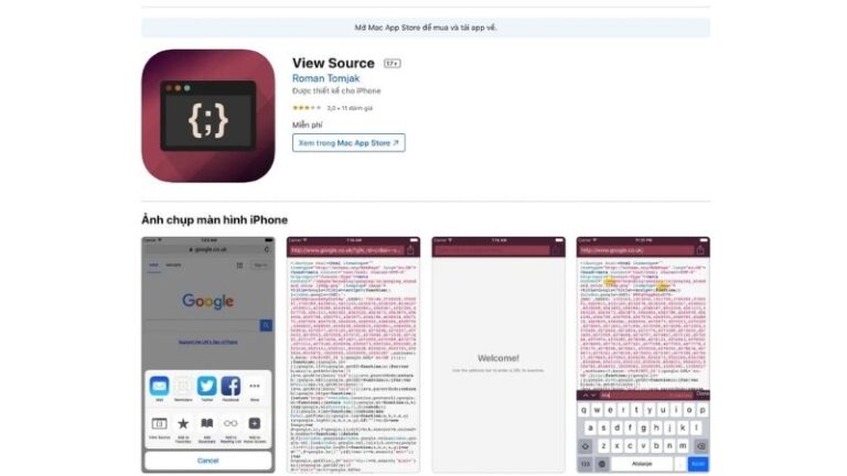 Cách View Source, xem mã nguồn trang web bằng điện thoại, máy tính