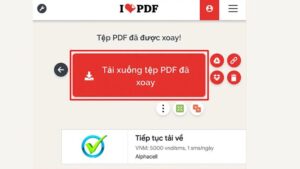 Cách xoay file, trang PDF khi bị ngược và lưu lại nhanh chóng