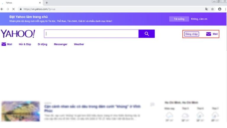 Yahoo Mail - Ứng dụng cho tổ chức