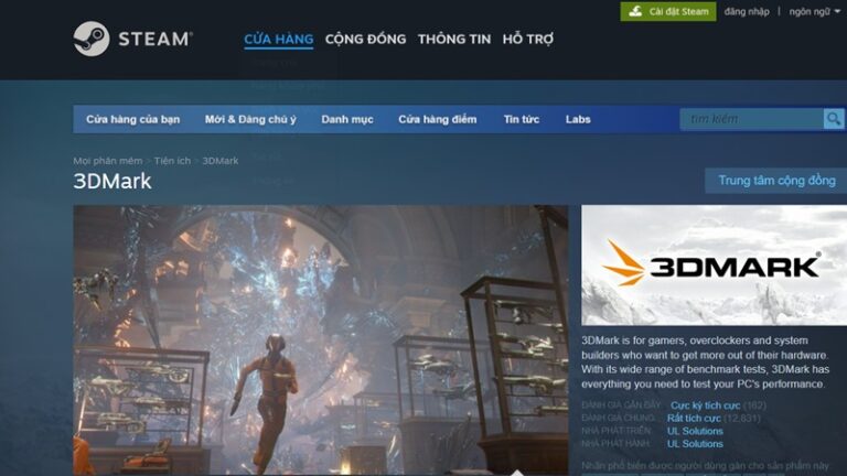 3DMark: Phần mềm kiểm tra hiệu năng máy tính chuyên nghiệp