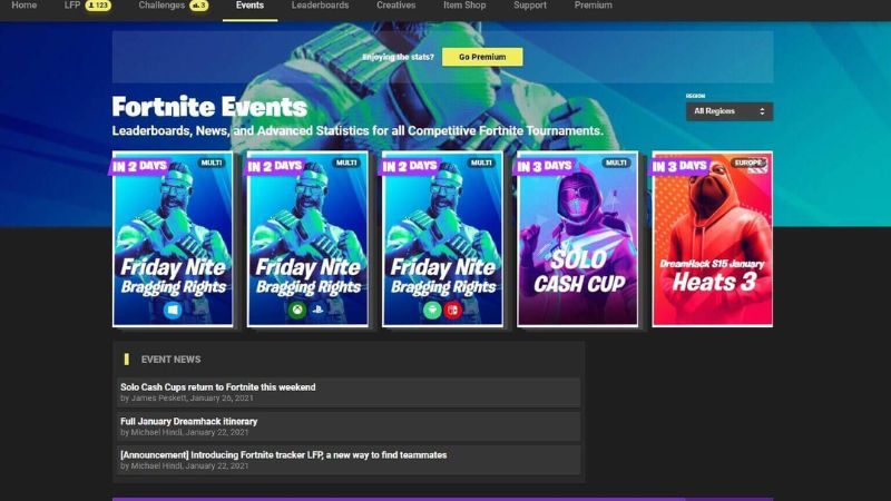 Những điều cần biết khi sử dụng Fortnite Tracker