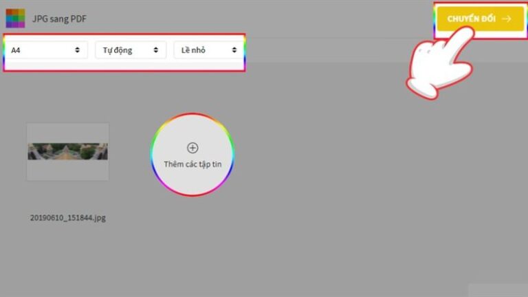 Cách chuyển đổi file ảnh JPG sang PDF miễn phí, đơn giản
