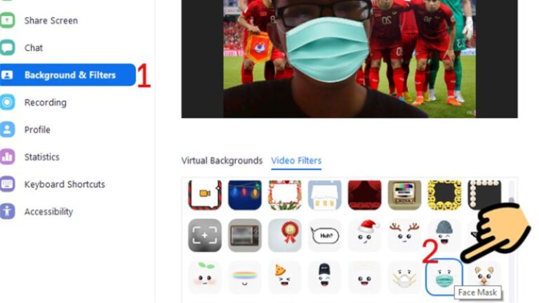 Cách bật, sử dụng Filter trên ứng dụng Zoom giúp làm đẹp