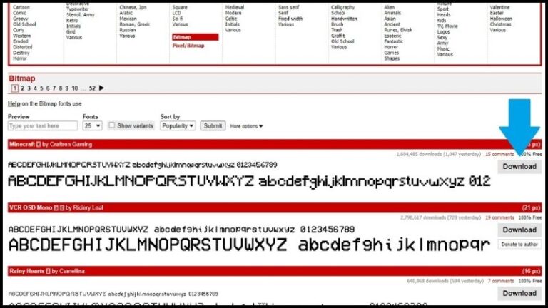 Hướng dẫn tải và cài đặt font chữ từ Dafont về máy tính