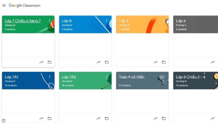Google Class - ứng dụng quản lý lớp học đơn giản, tiện lợi