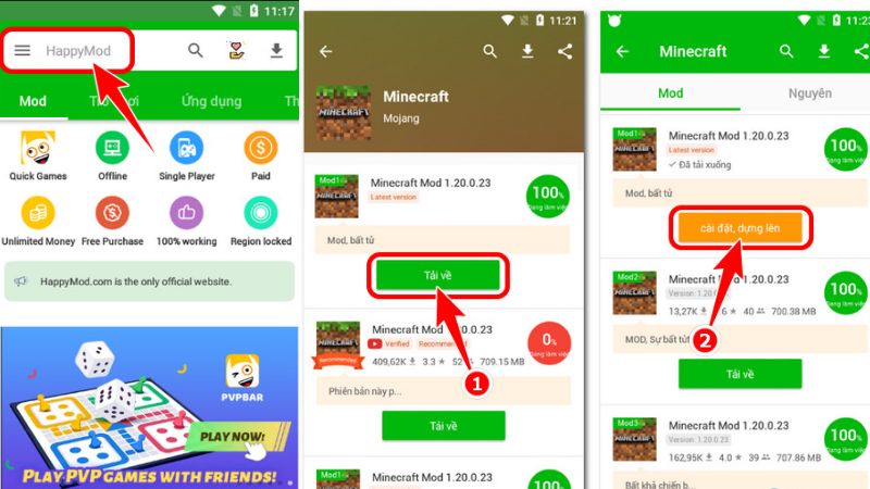 Cách tải HappyMod APK phiên bản mới nhất cho Android/iOS/PC