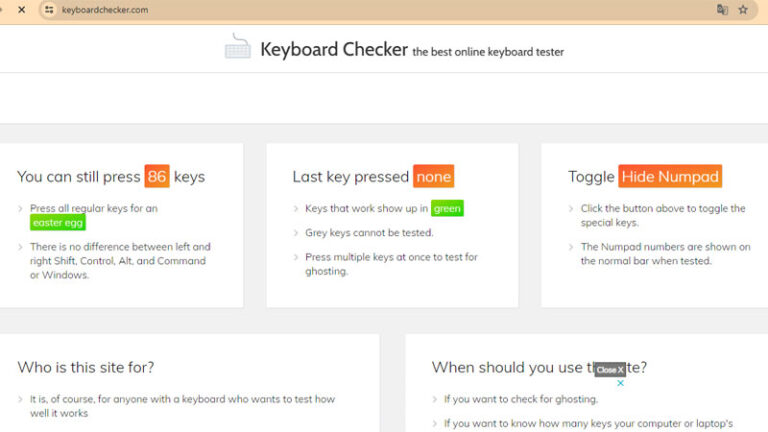 5 phần mềm, trang web test bàn phím laptop chuẩn nhất