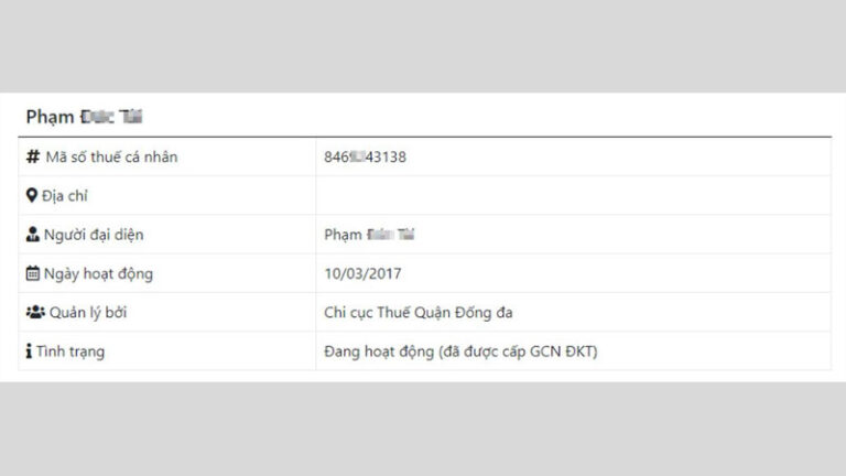Tra cứu mã số thuế: Ứng dụng tra MST cá nhân, doanh nghiệp