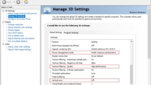NVIDIA Control Panel: Trình điều khiển card đồ họa NVIDIA